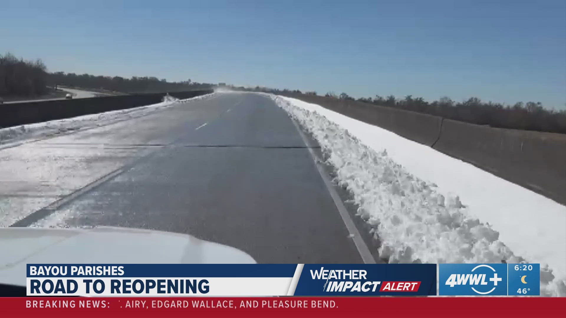 Highway 90, other major roads reopen in river and bayou parishes ...