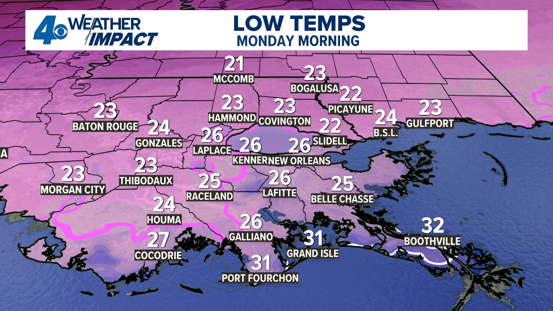 South Louisiana braces for winter weather. What to expect, parish-by ...