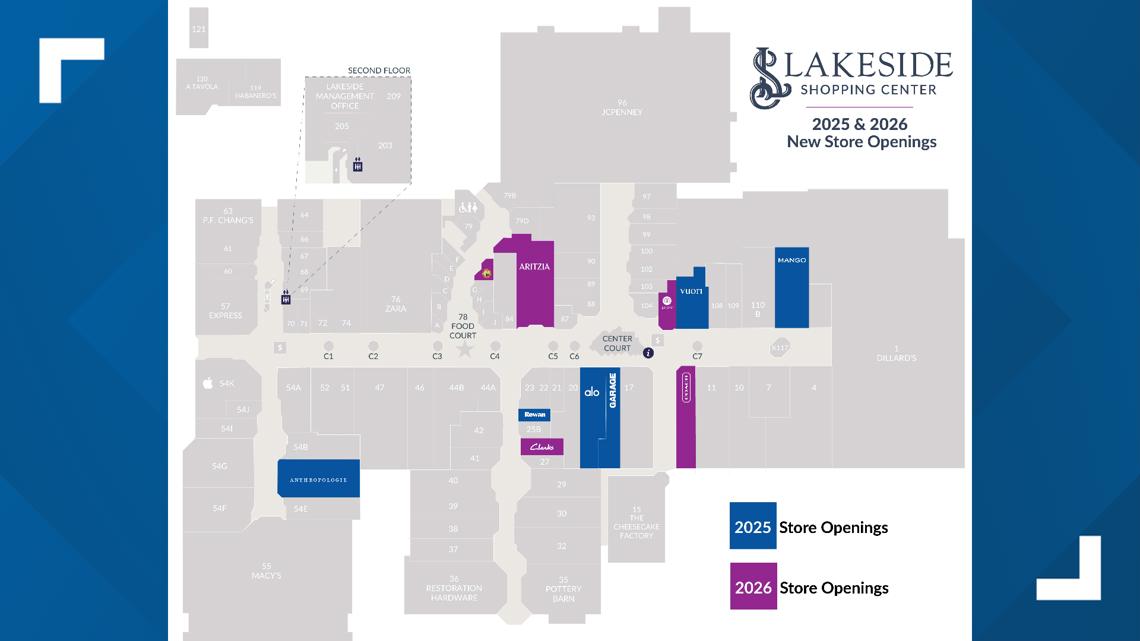 Lakeside Mall adding new stores as renovations, relocations continue ...