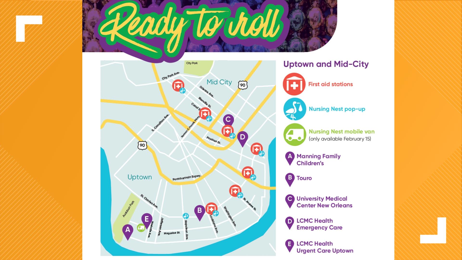 Mardi Gras parade-goers to see expanded first aid stations along parade ...