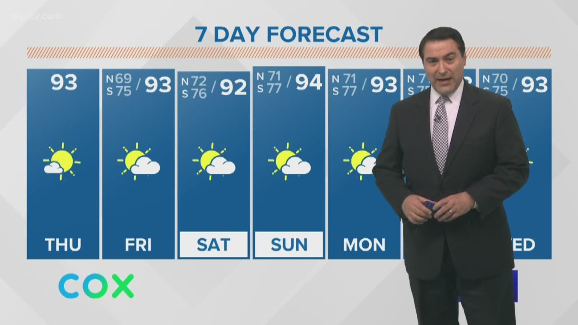 Weather Expert Forecast Thursday Noon Update | wwltv.com