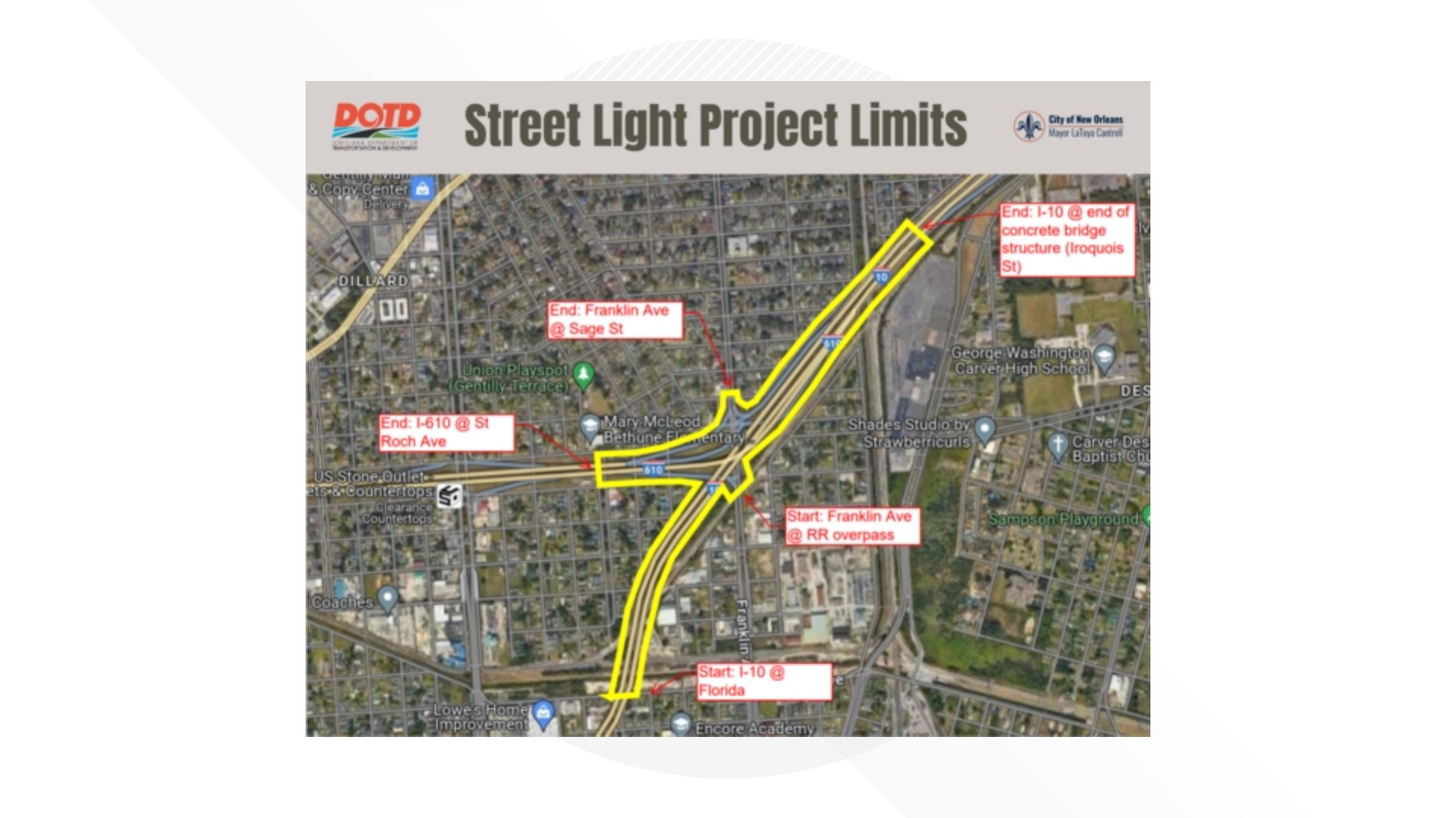 City announces temporary streetlight outages due to repairs | wwltv.com