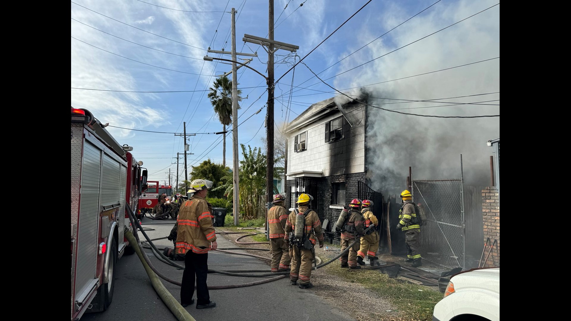 NOFD battles two-story house fire in Seventh Ward | wwltv.com