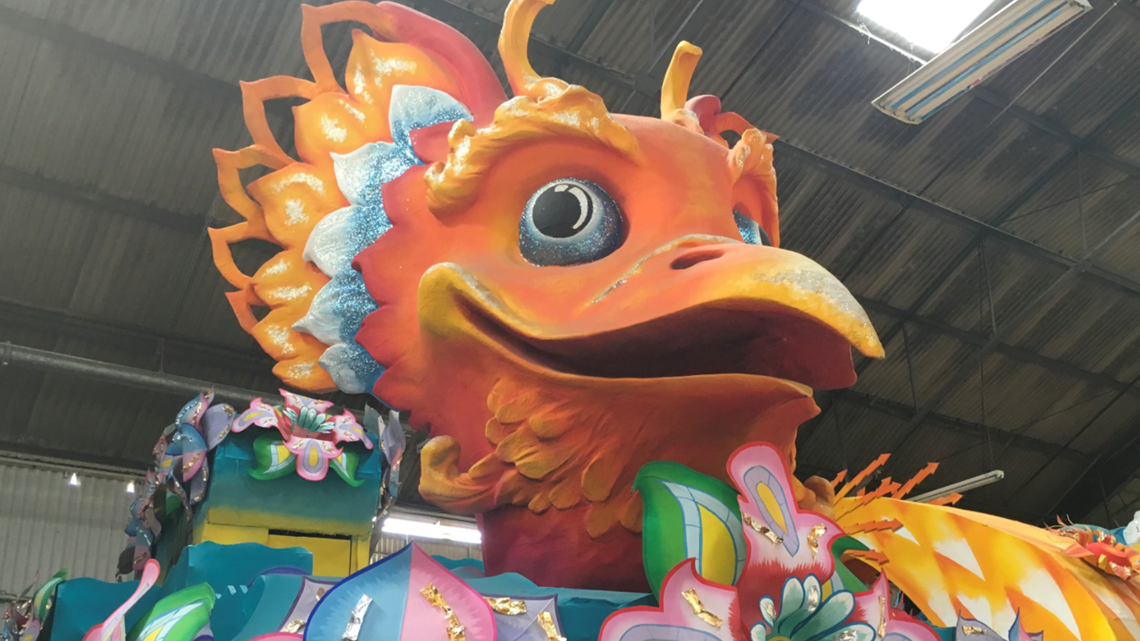 Sneak a peek inside the Rex float den | wwltv.com