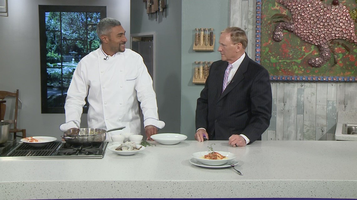 Chef Edgar “Dook” Chase IV in the WWLTV kitchen | wwltv.com
