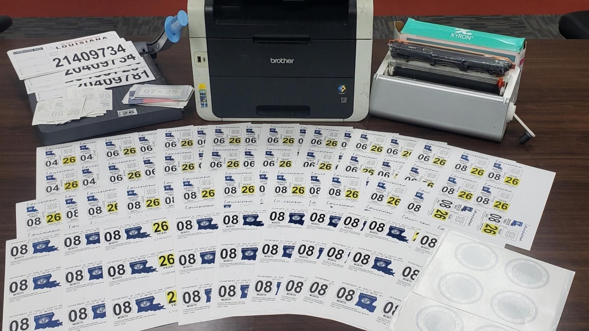 St. Bernard Sheriff’s Office arrests 3 men, seize over 200 fake LA, TX ...