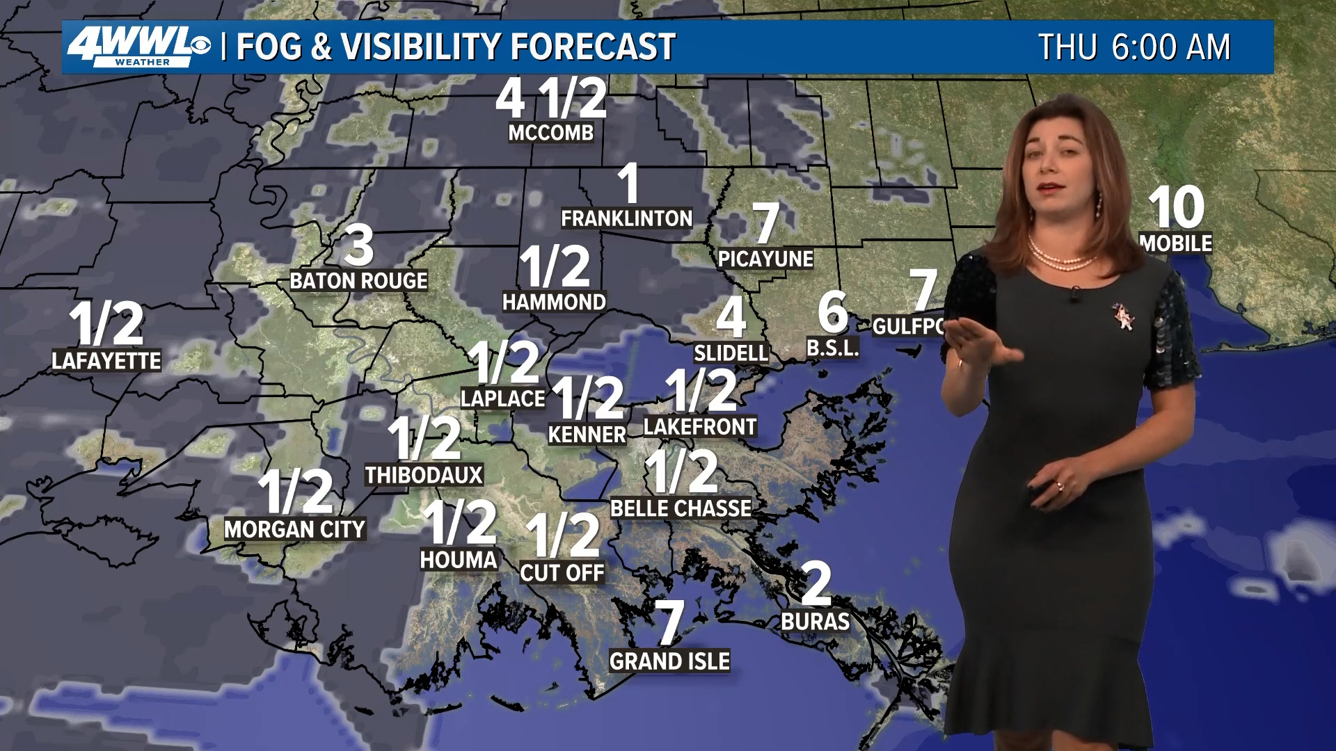 Christmas 5PM Weather: Mild temps continue, fog possible in AM | wwltv.com