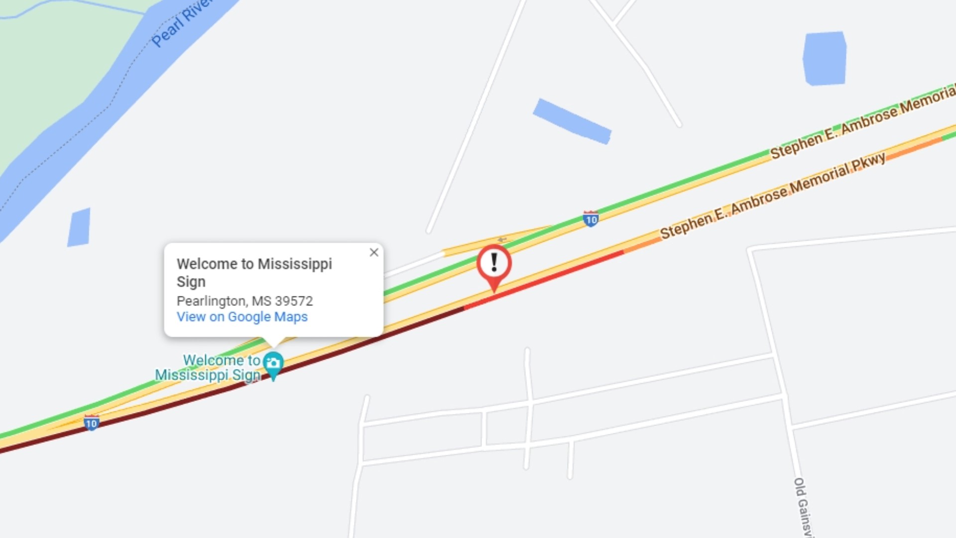 Vehicle fire on I-10 near Louisiana state line delays traffic, MDOT ...