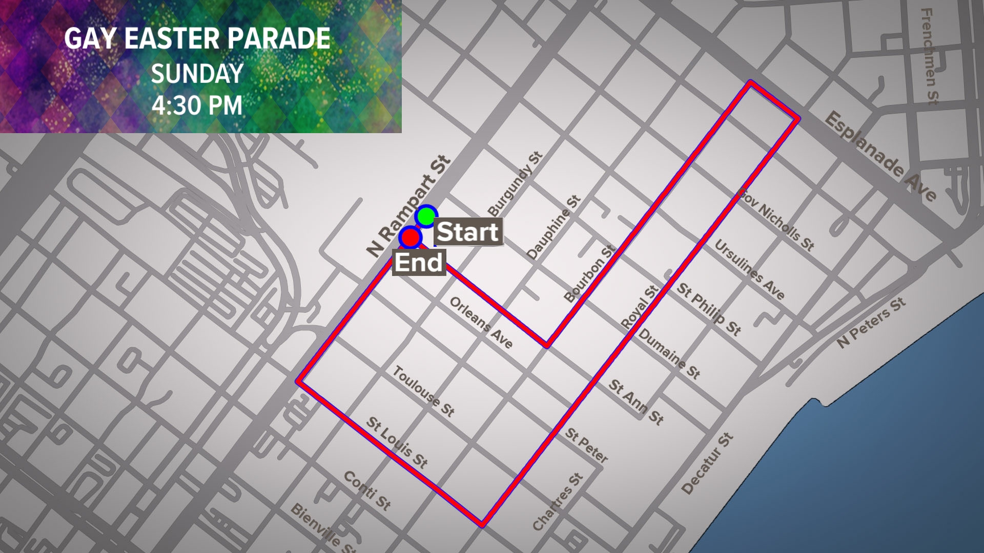 Gay Easter Parade parade route and time 2025 | wwltv.com