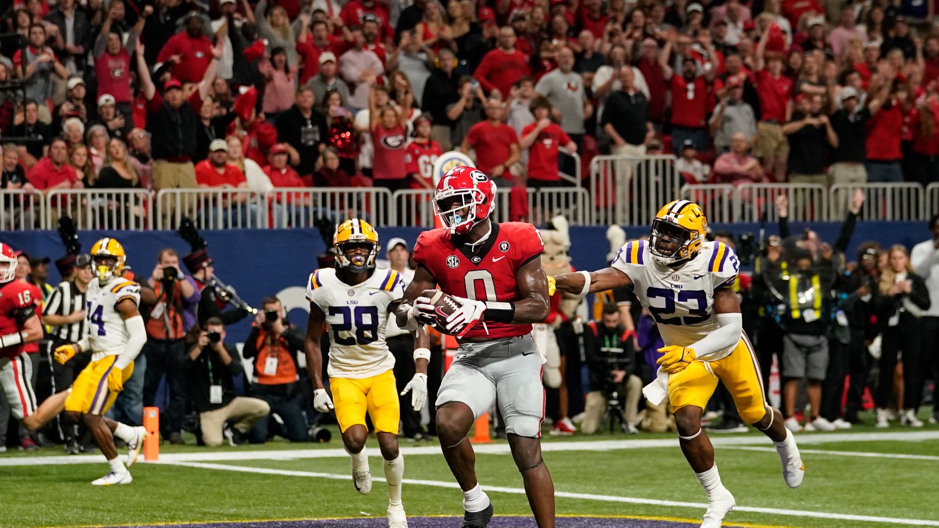 Hobbled LSU can't keep pace with Georgia, lose SEC championship game 50 ...