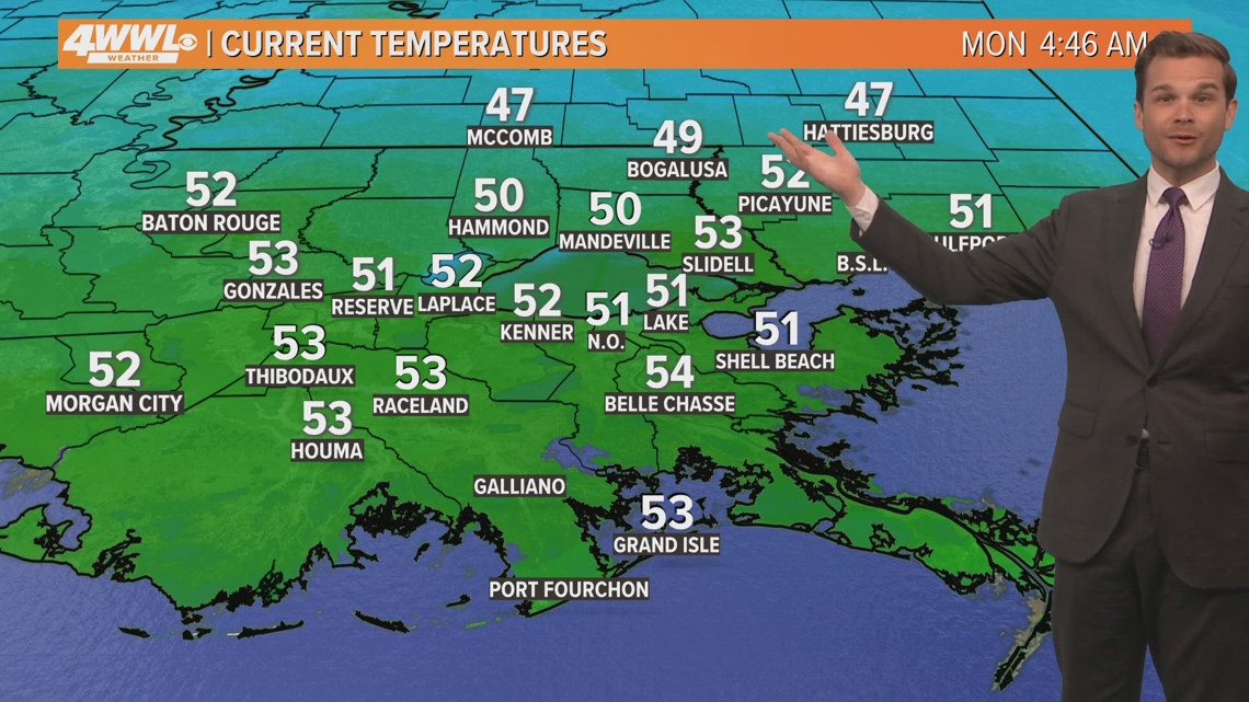New Orleans Weather: Dry, cool weather for a few days, but rain ...