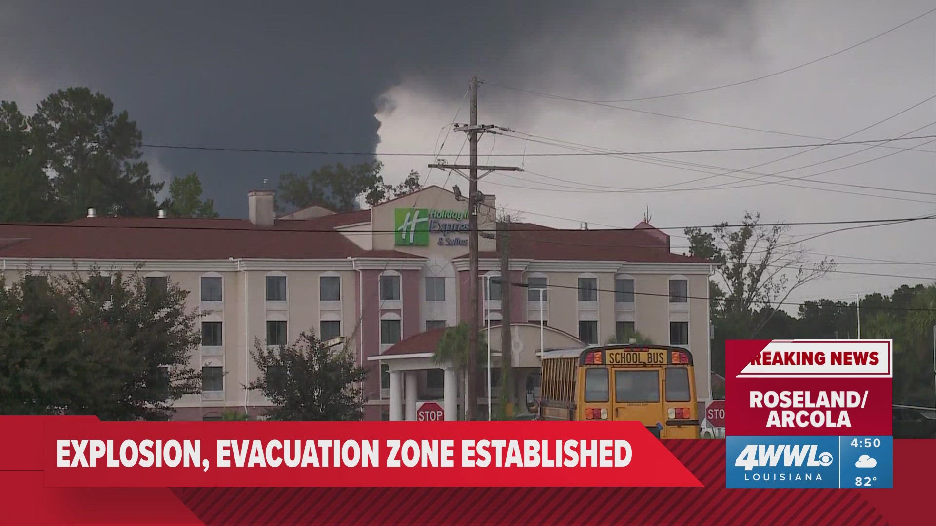 Roseland Plant Explosion: Smoke Rises, Reported Petroleum Smell | wwltv.com