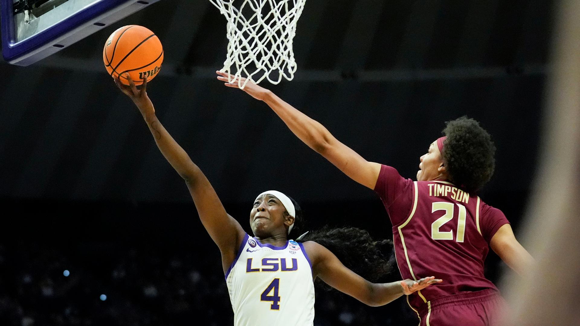 Williams, Morrow and Johnson shine as LSU beats Florida State 101-71 ...
