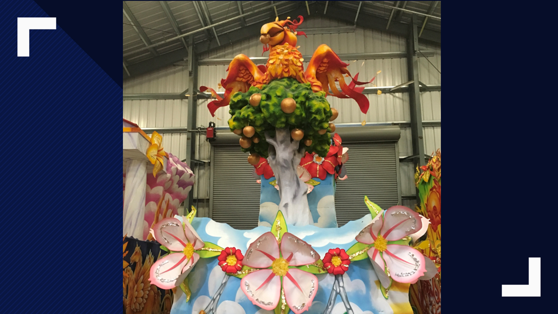 Sneak a peek inside the Rex float den | wwltv.com