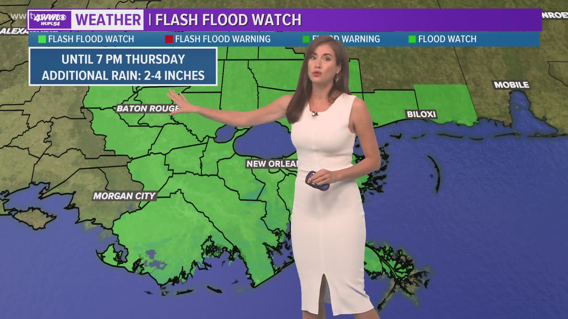Weather: Flash Flood Watch continues through Thursday | wwltv.com