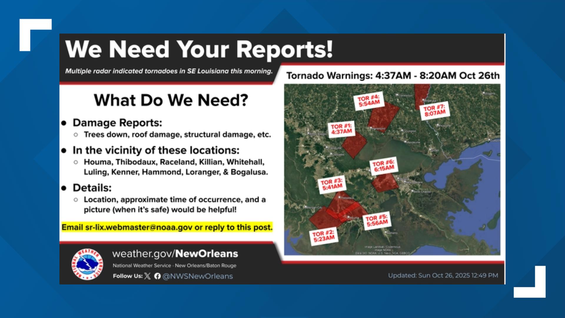 National Weather Service asks public for damage reports following ...