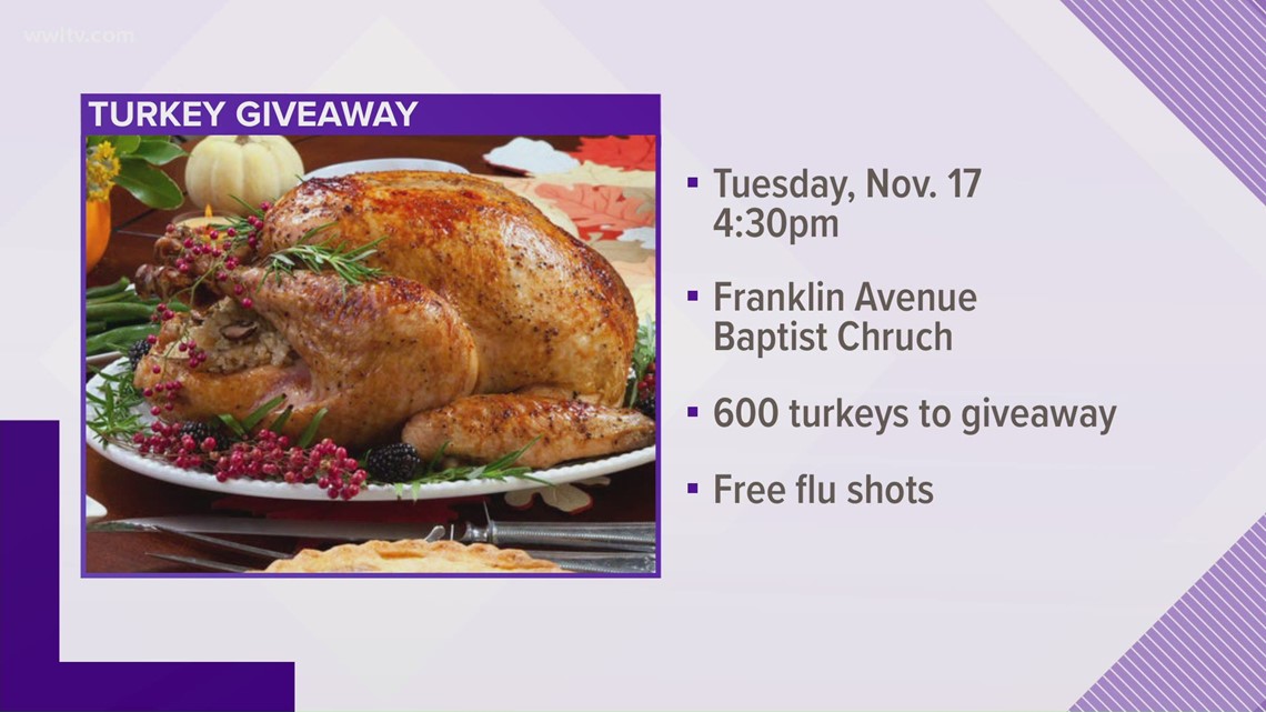 Thanksgiving Turkey Giveaway | wwltv.com
