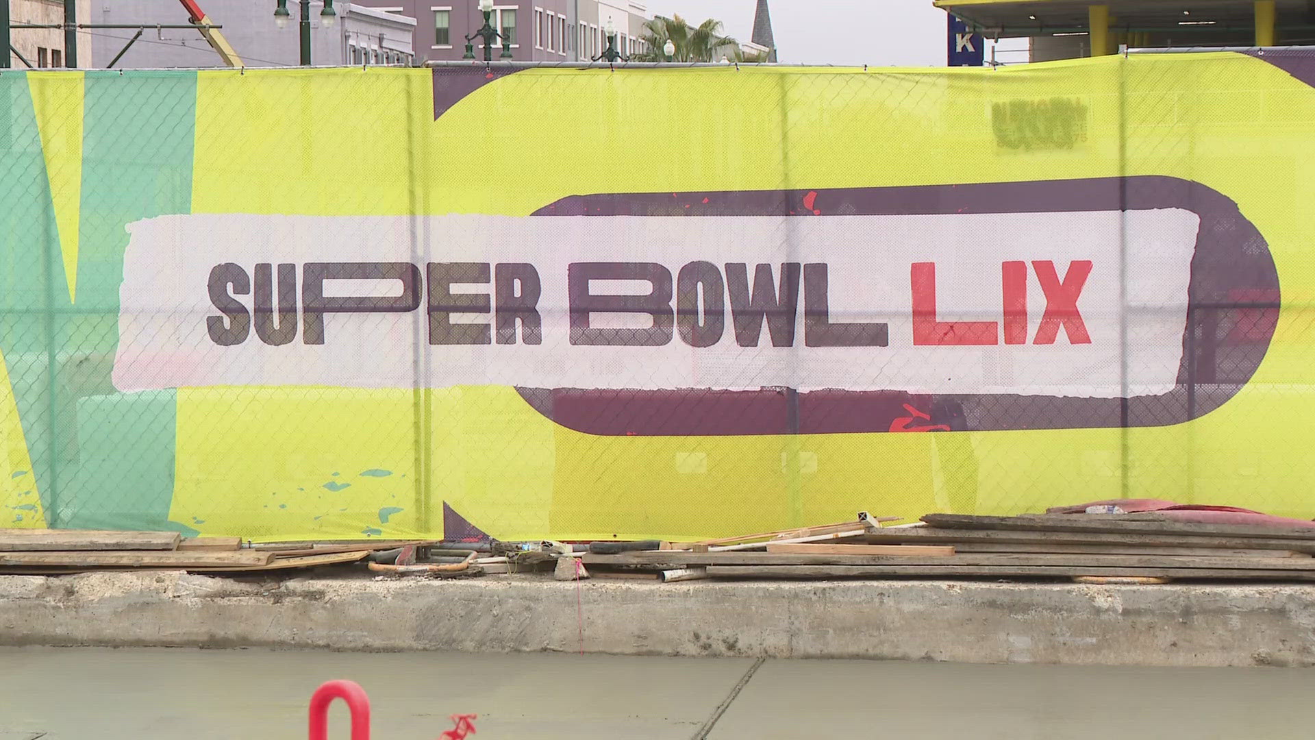 City in the red zone for infrastructure projects ahead of the Super ...