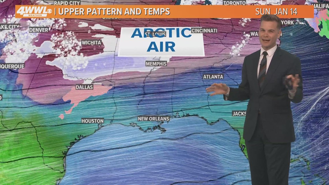 Weather: Brief warm up ahead of Arctic plunge | wwltv.com