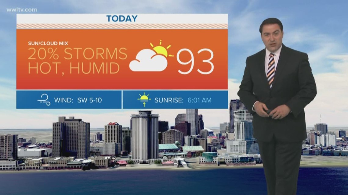 Weather Expert Forecast: Tuesday Morning Update - hot with a few storms ...