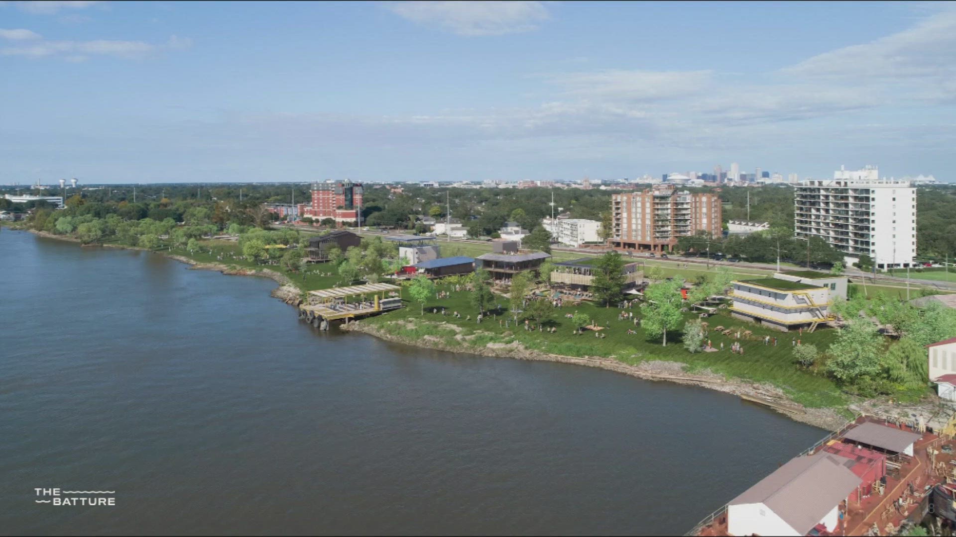 Restaurants, parks, walking paths planned for Uptown riverfront | wwltv.com