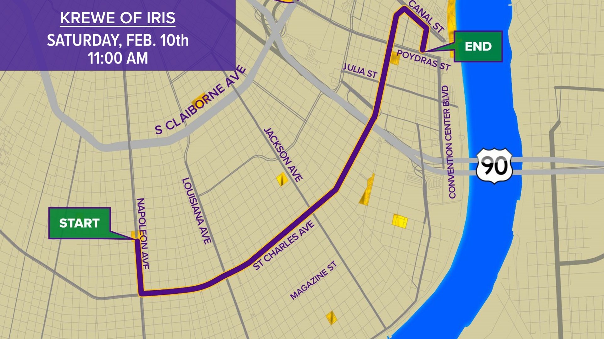 Krewe of Iris parade | wwltv.com