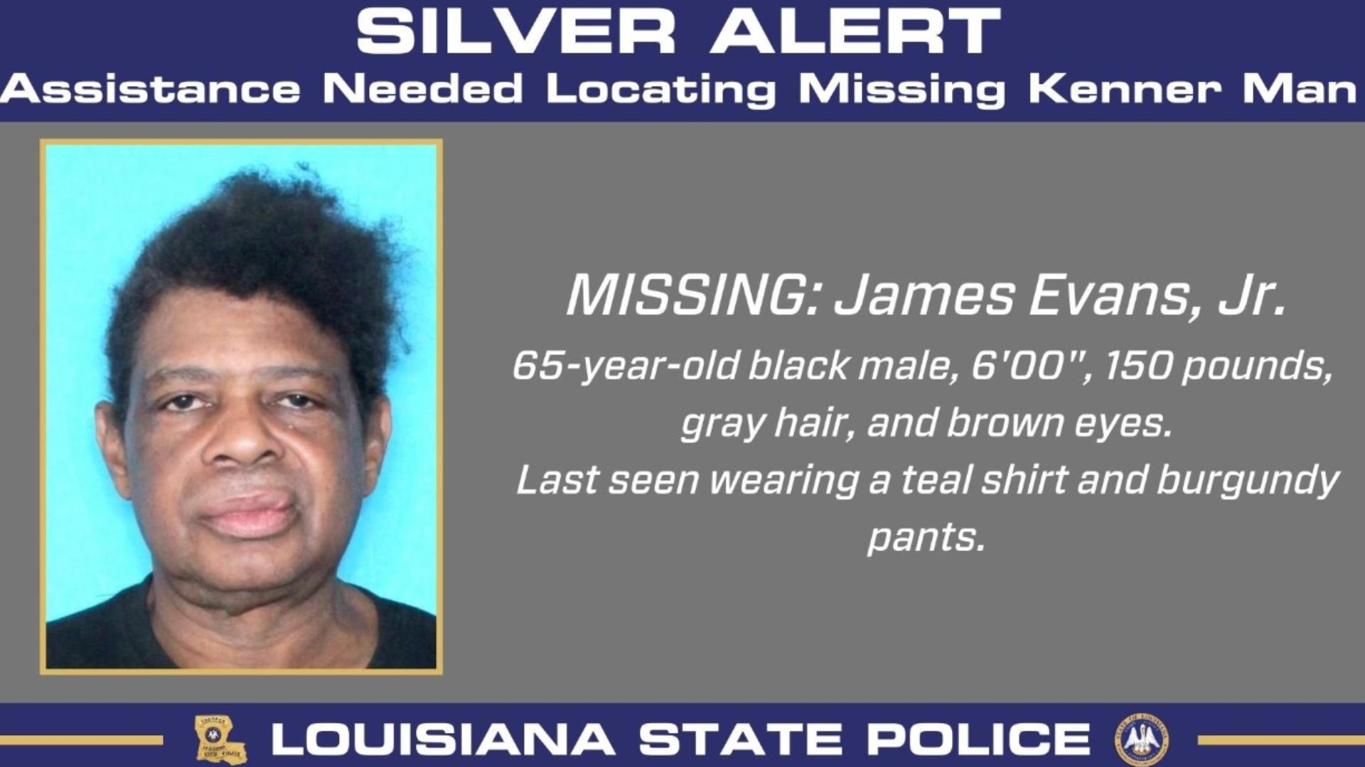 Silver Alert: Kenner patient found and returned to living facility ...
