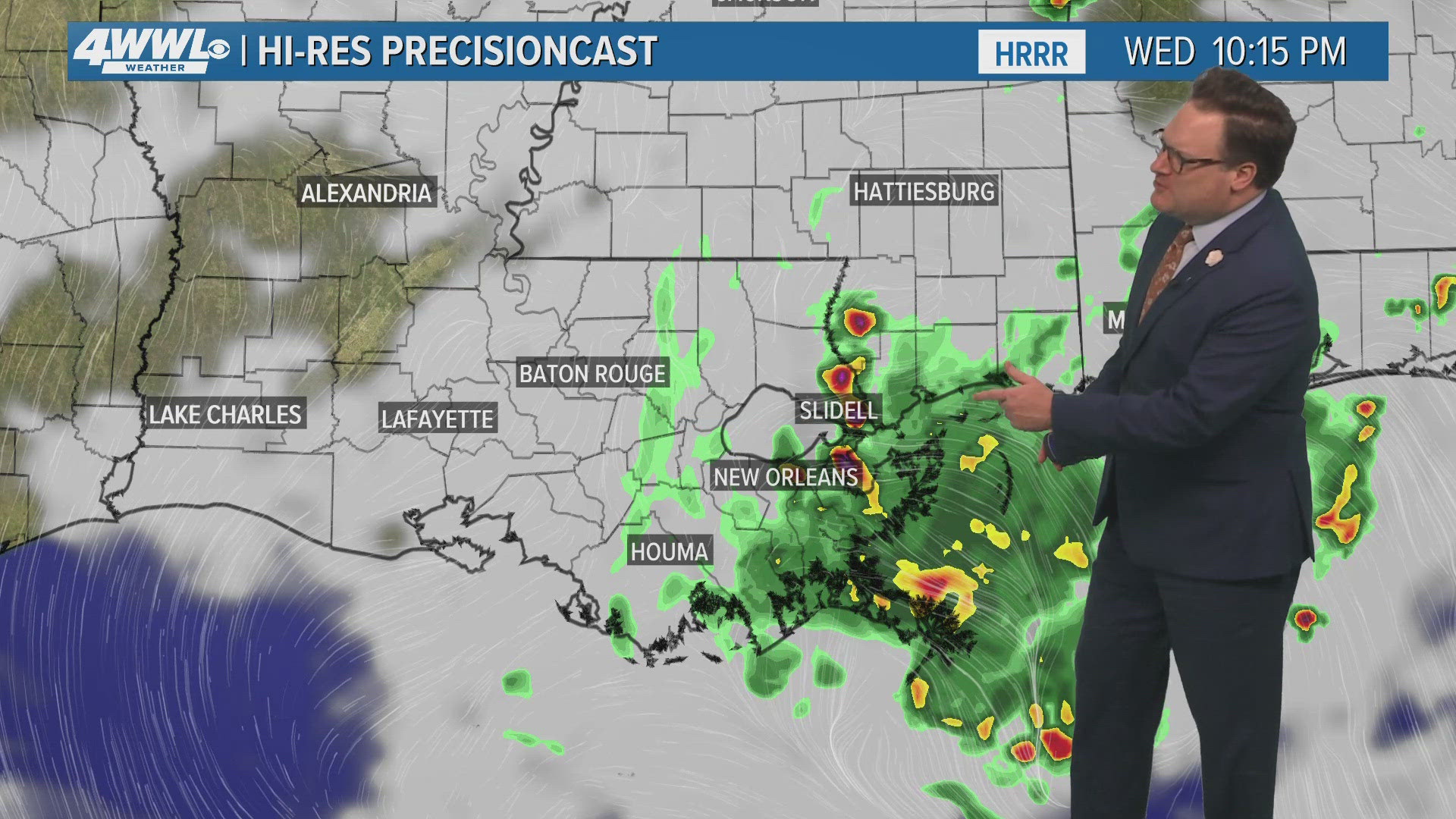 New Orleans Weather: Rounds of rain from Gulf disturbance arrive ...