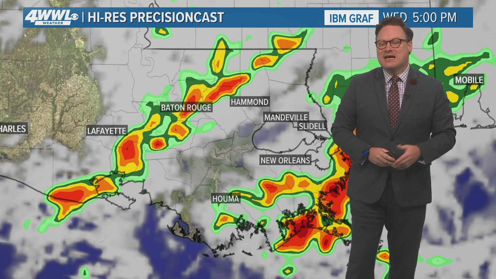 Monday 5PM First Weather: Strong storms, cooler weather on way | wwltv.com