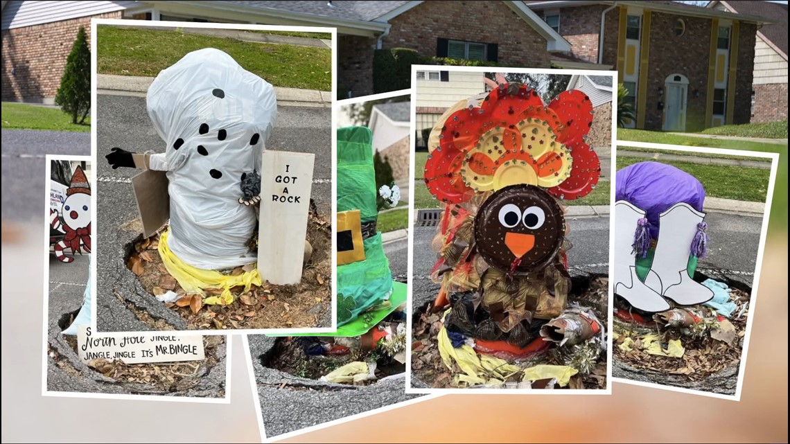 A pothole for all seasons: Decorations on Algiers pothole may mask a ...