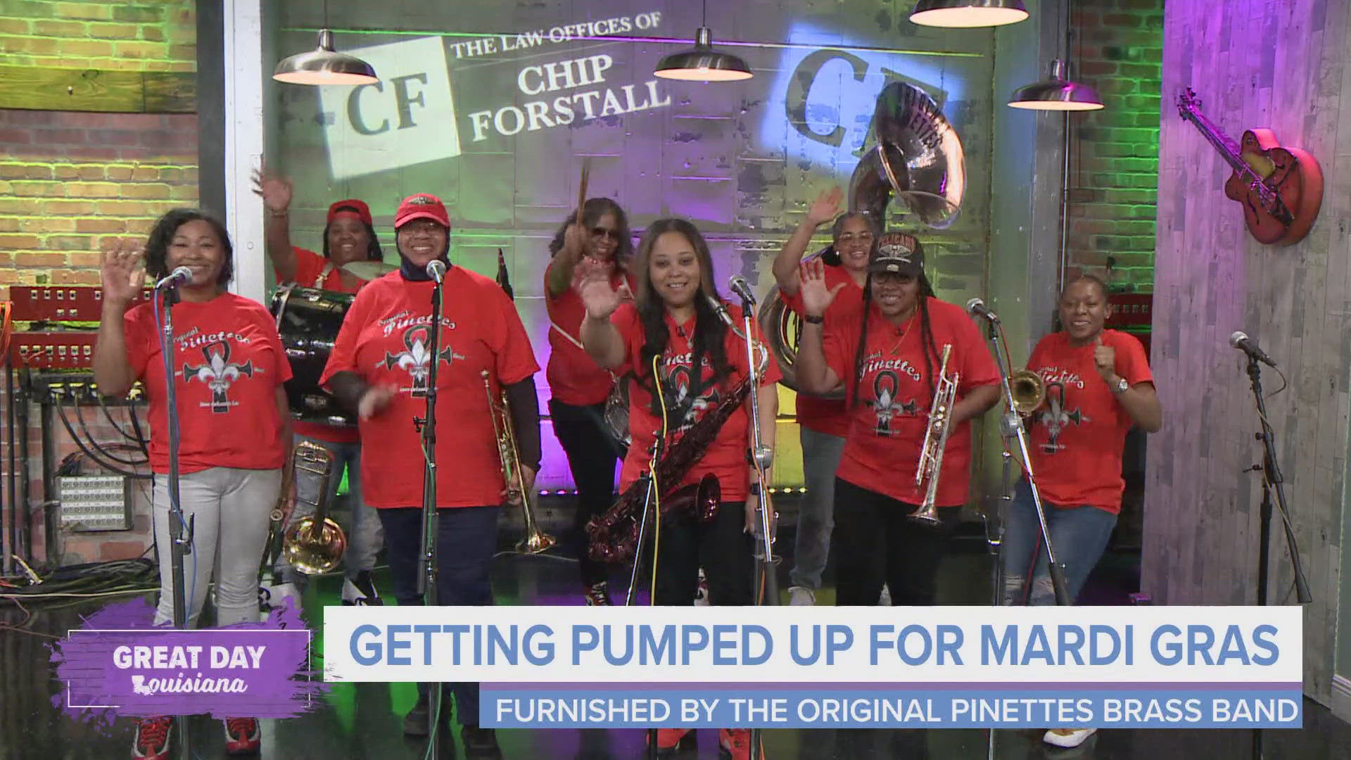 The Original Pinettes Brass Band Perform In Our Chip Forstall Sound ...