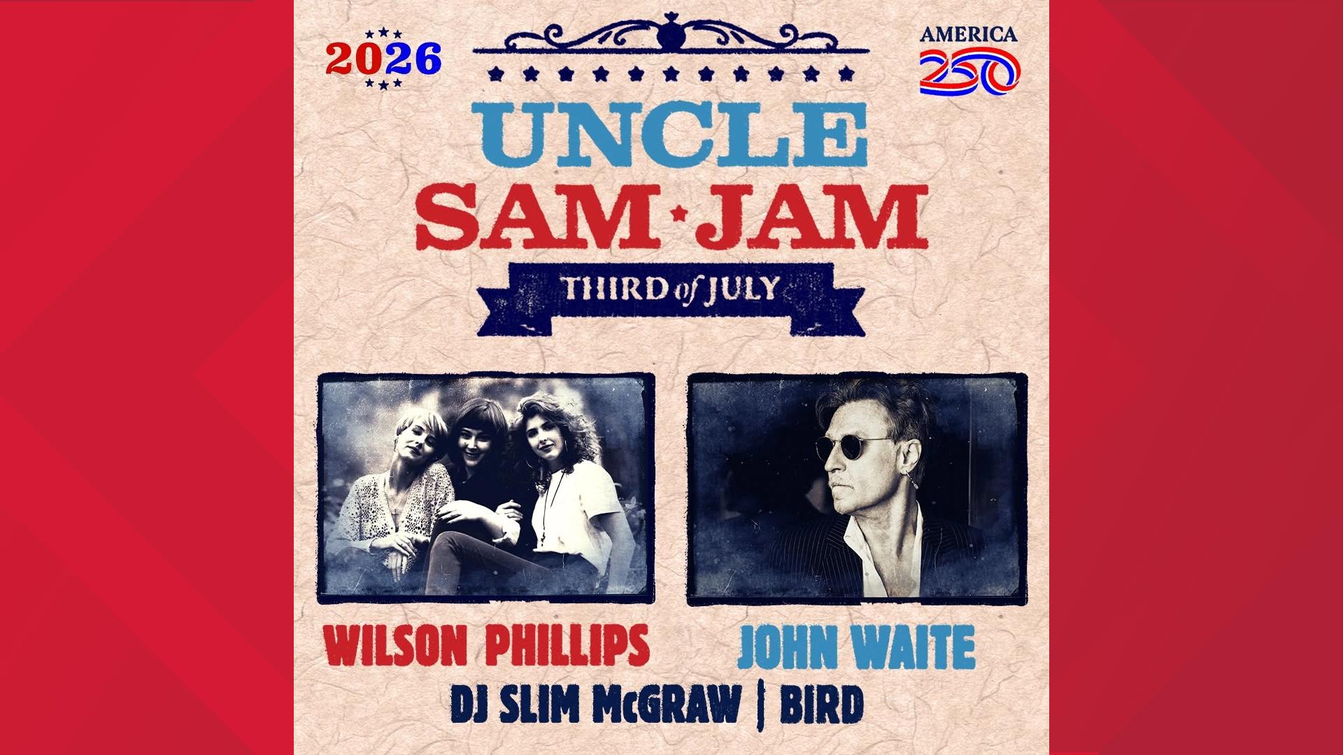 Wilson Phillips, John Waite to headline Uncle Sam Jam 2026 | wwltv.com