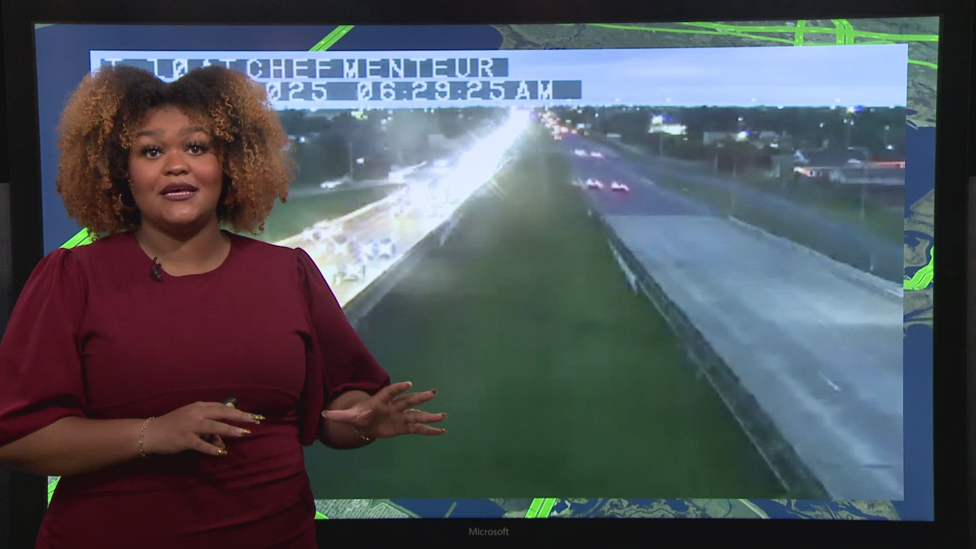 Crash shuts down I-10 westbound on Highrise Bridge, delays traffic ...