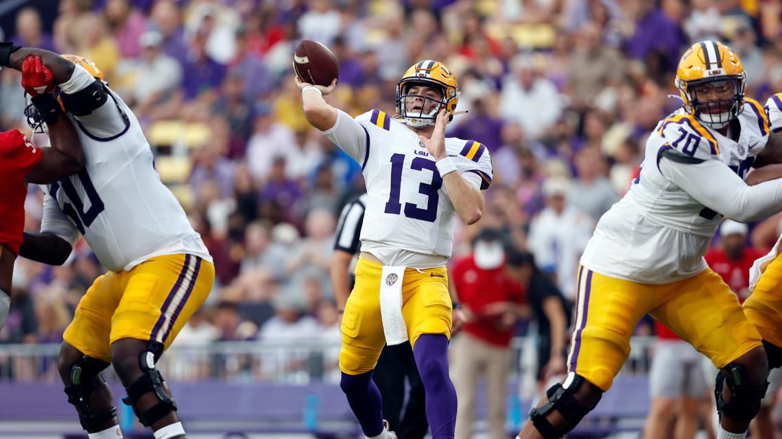 Garrett Nussmeier throws 6 TDs as No. 18 LSU beats Nicholls | wwltv.com