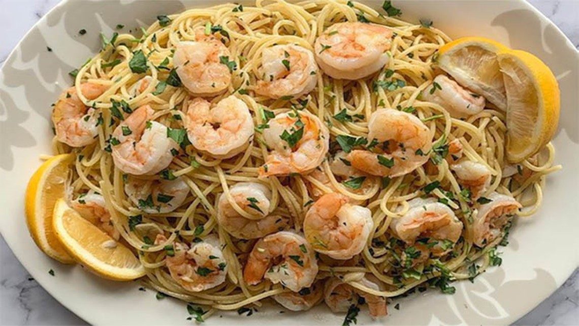 Chef Kevin's Shrimp Scampi and Scampi salad | wwltv.com