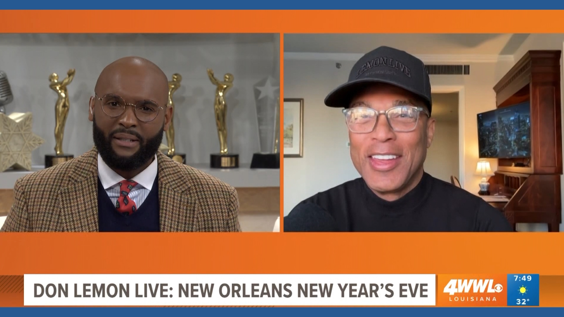 Don Lemon hosts New Year’s Eve in New Orleans with 'Donate to Dunk Don ...