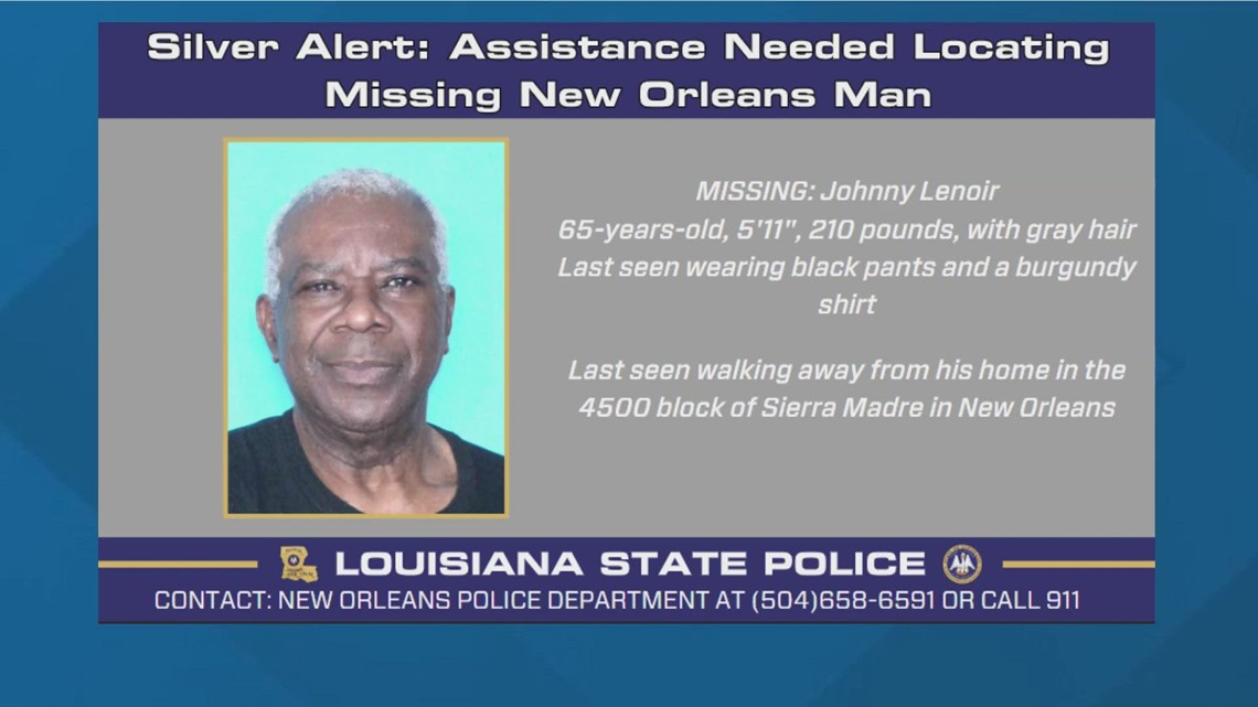 Silver Alert: 65-year-old missing | wwltv.com