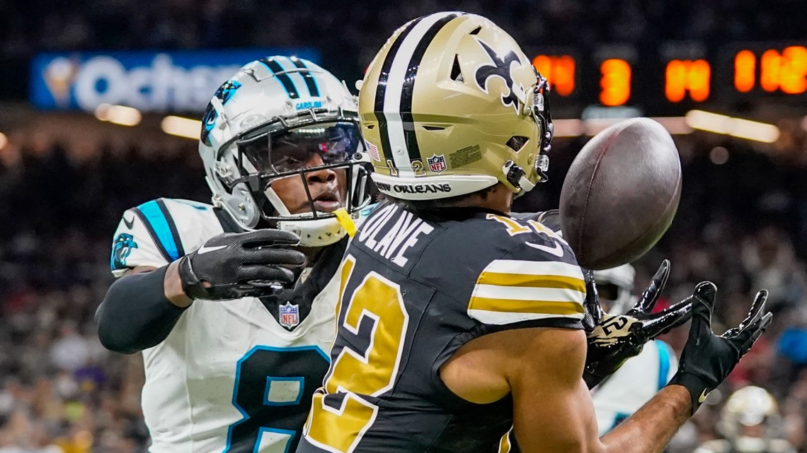 Saints end losing streak with 28-6 win over Panthers | wwltv.com