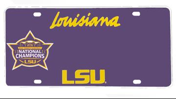 OMV launches license plates celebrating LSU Women's Basketball | wwltv.com