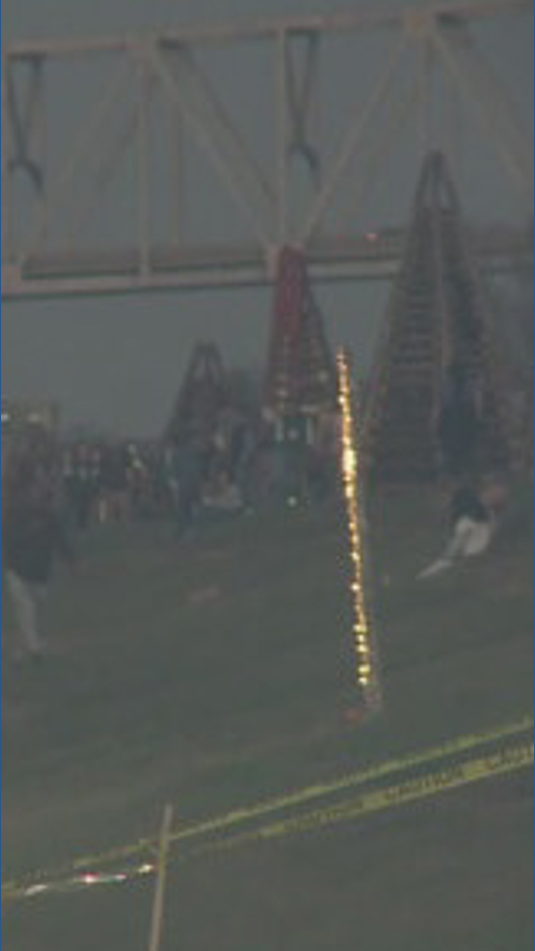 Bonfires Light the Levee to Guide Cajun Santa Papa Noel in River ...