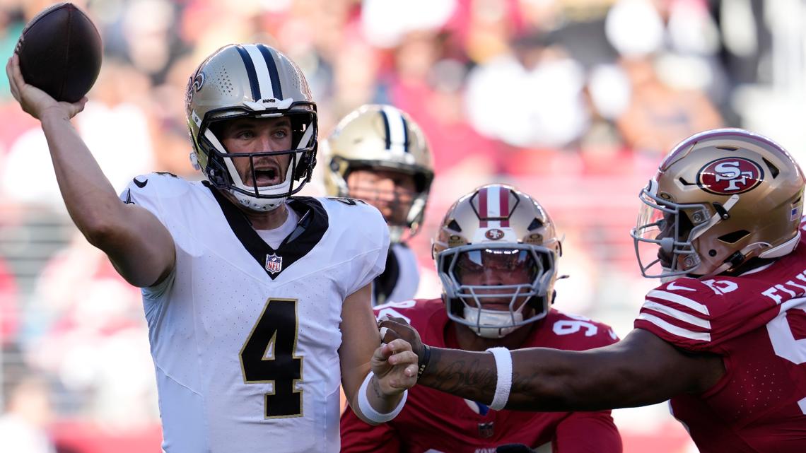 Derek Carr leads 95-yard touchdown drive, but Saints fall 16-10 to ...