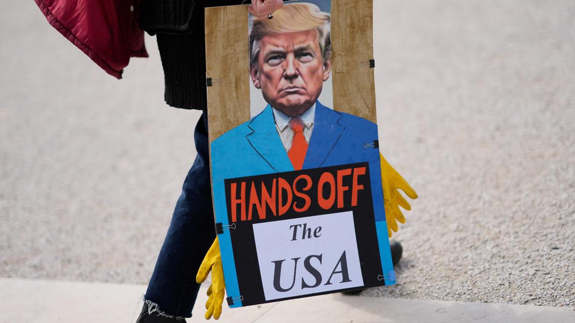 Louisiana joins national ‘Hands Off!’ protest over Trump policies ...