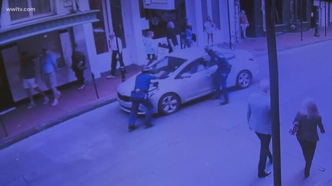 Surveillance video shows State trooper shooting suspect driving on ...