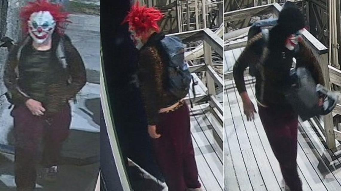 NOPD: Masked suspect in clown mask burglarized Frenchmen Street ... NOPD: Masked suspect in clown mask burglarized Frenchmen Street ...