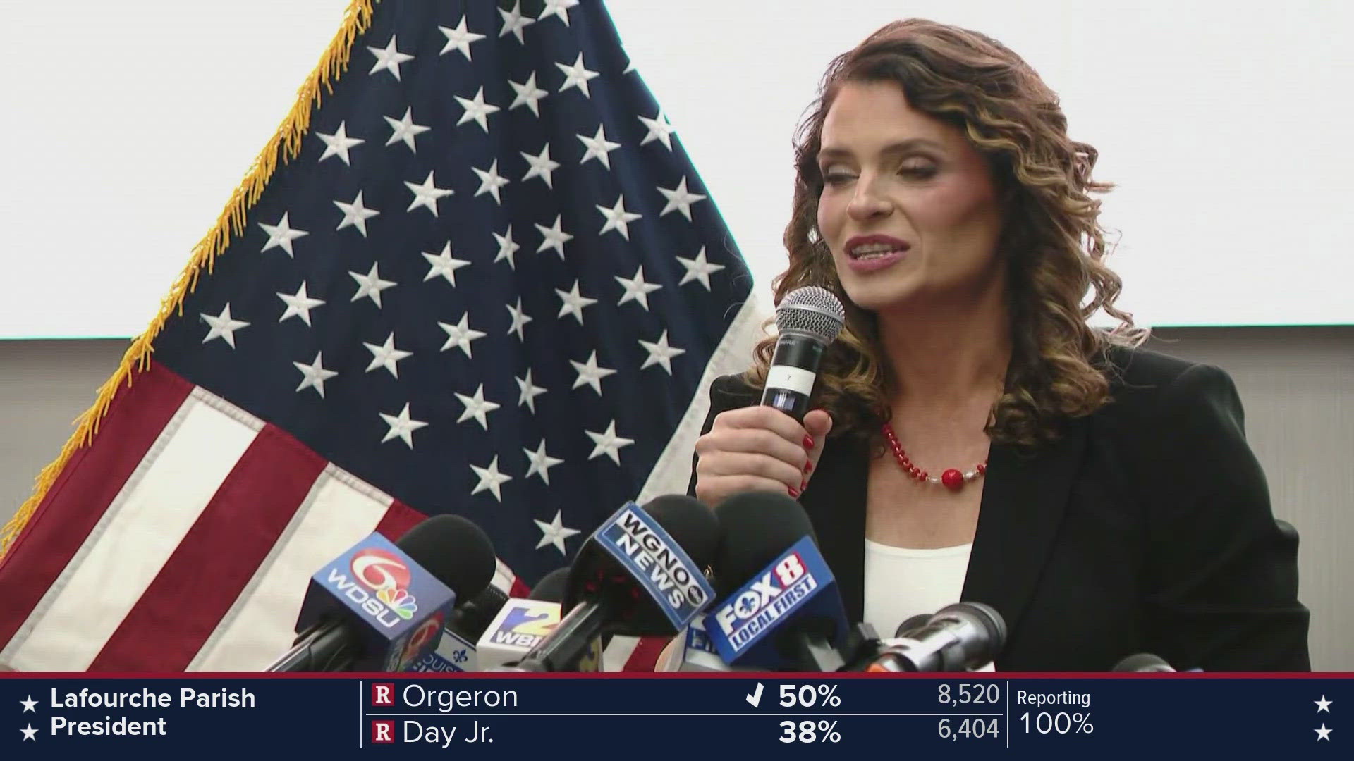 Julia Letlow delivers remarks after projected U.S. Senate runoff ...