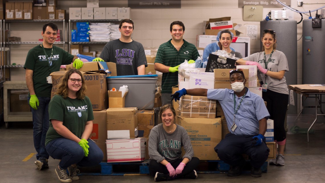 Tulane students collecting PPE, supplies for healthcare workers | wwltv.com