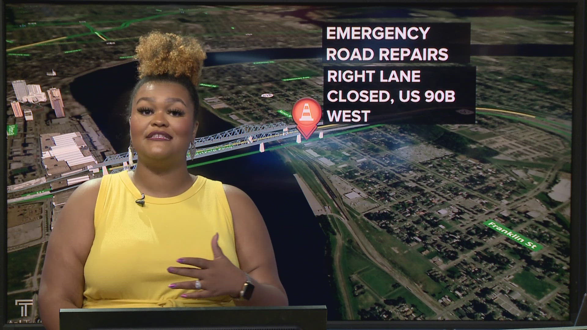 Road repairs on Crescent City Connection could cause traffic delays ...