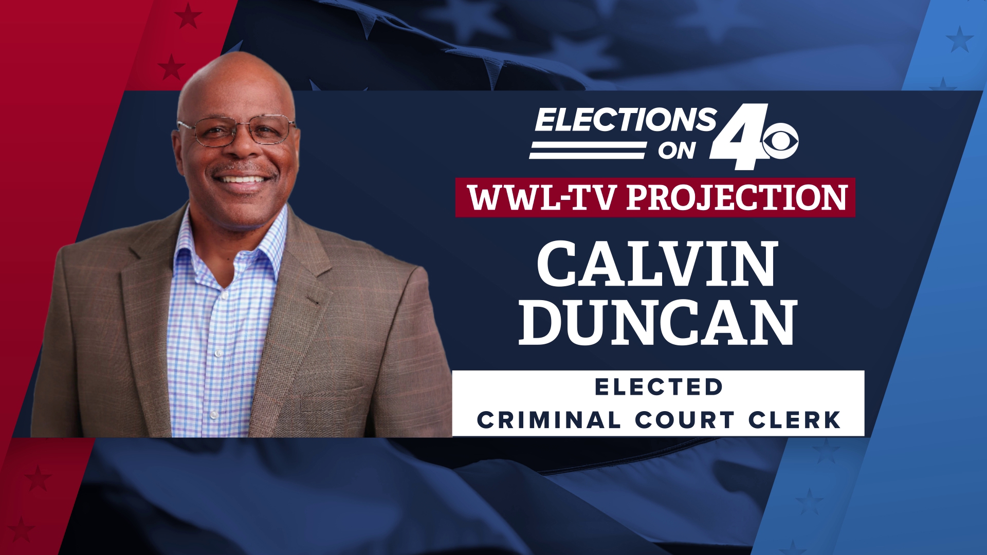 Calvin Duncan projected to win hotly contested criminal court clerk ...