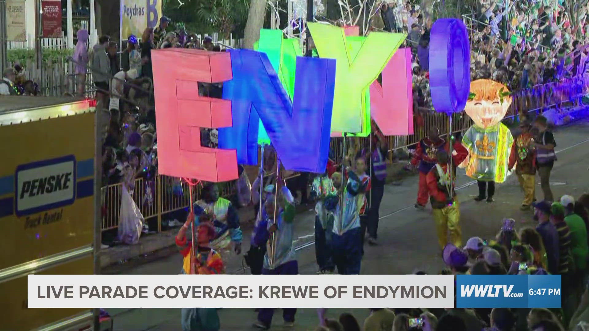 Krewe of Endymion: Marching Letters | wwltv.com