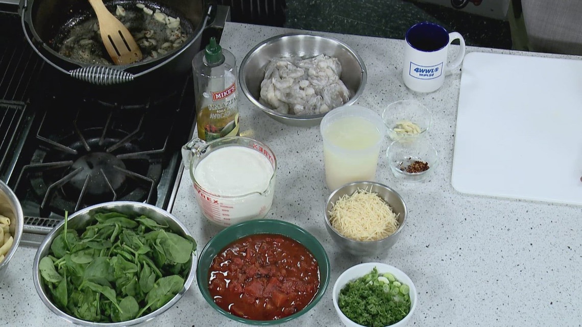 Cooking with Chef Kev: Shrimp Parmesan Pasta | wwltv.com